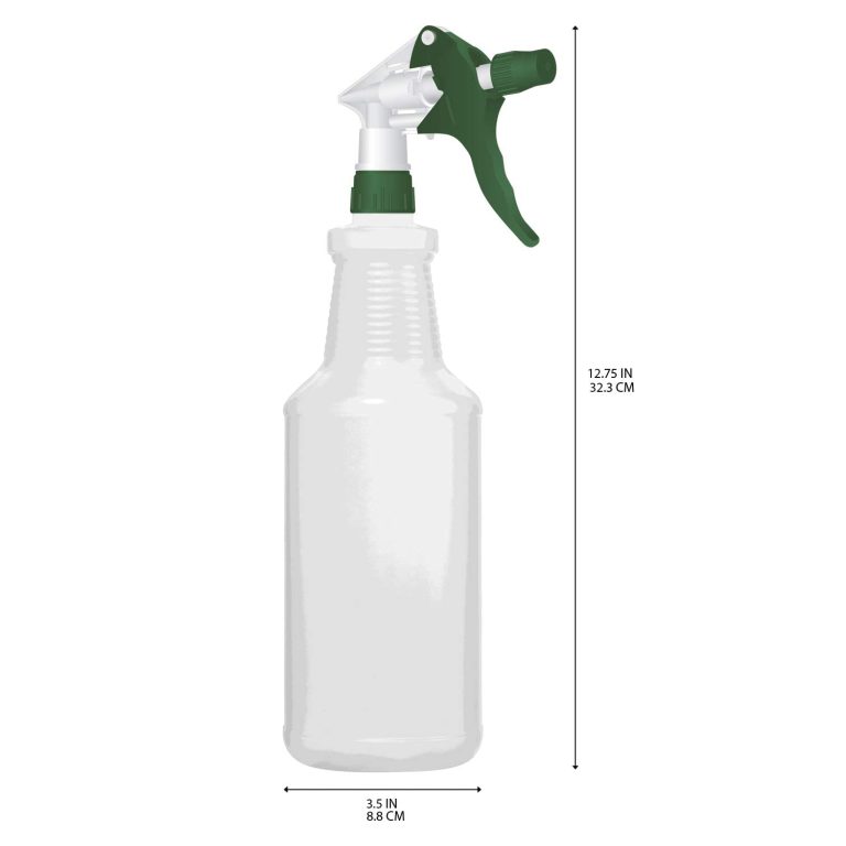 Plastic Spray Bottle, Professional Chemical Resistant, 32 oz (Pack of 3 ...