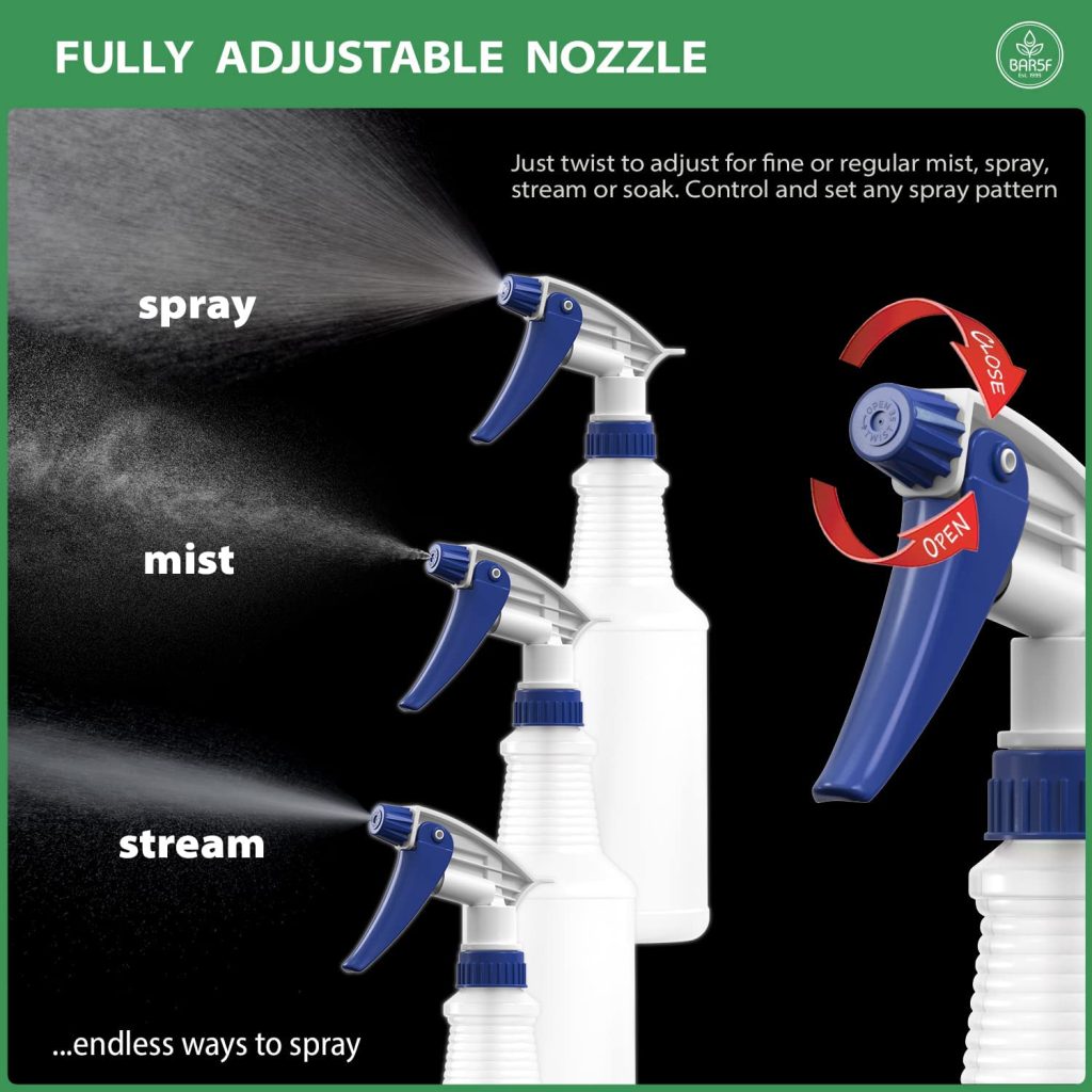 Plastic Spray Bottles 16 oz with Sprayer MSRP $28.00 - Bar5F